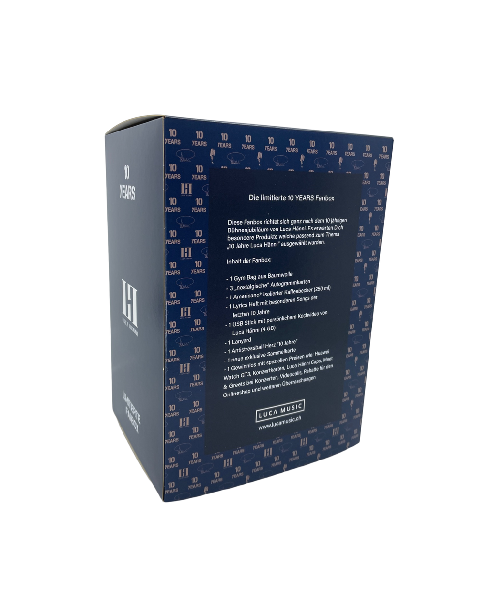 Limitierte "10 YEARS" Fanbox – Luca Music Shop
